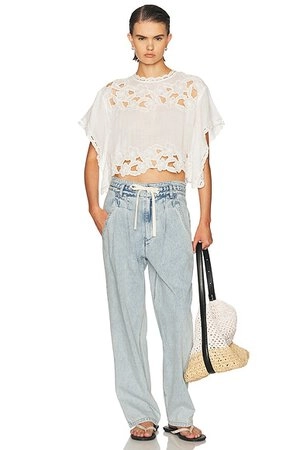 Isabel Marant Étoile Relda Eyelet Top