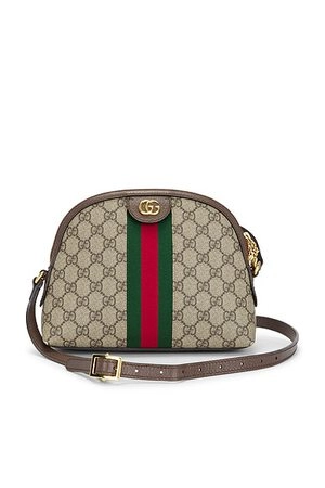 Gucci Ophidia Shoulder Bag - Brown
