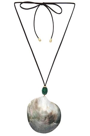 Éliou Do Mar Wrap Necklace With Shell Pendant - Multi