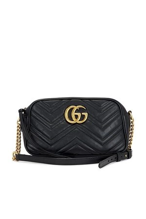 Gucci Gg Marmont Shoulder Bag - Black