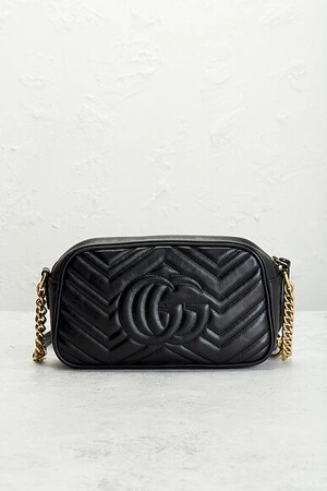 Gucci Gg Marmont Shoulder Bag - Black