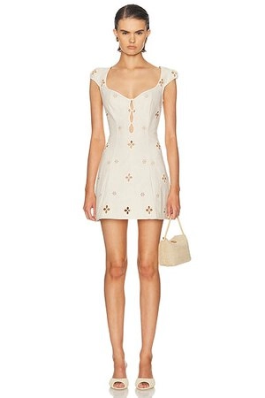 MIRROR PALAIS Maria Micro Dress - Leite