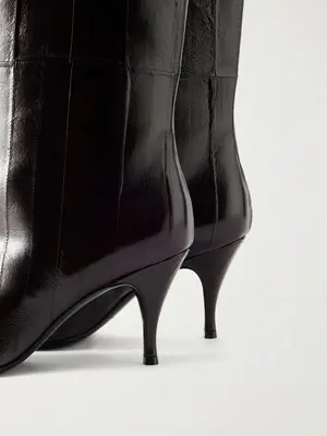 HERBERT LEVINE Silhouette Knee-high Stiletto Boots - Brown