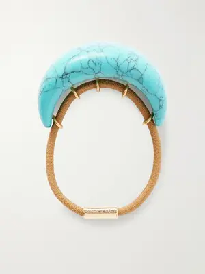 JENNIFER BEHR Winona Resin-embellished Hair Tie - Blue