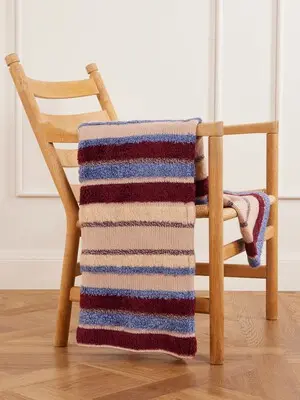 THE ELDER STATESMAN Textured Cashmere Throw - Multi