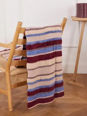 THE ELDER STATESMAN Textured Cashmere Throw