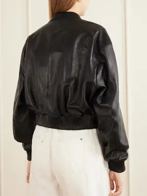 ARMA Hannan Leather Bomber Jacket