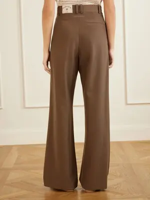 MAISON MARGIELA Pleated Wide-leg Trousers