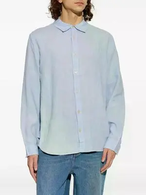 ALLSAINTS Loom Long-sleeved Shirt - Blue