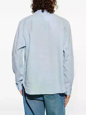 ALLSAINTS Loom Long-sleeved Shirt - Blue