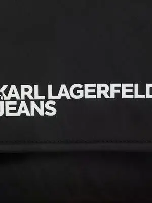 Karl Lagerfeld Essential Logo-print Messenger Bag