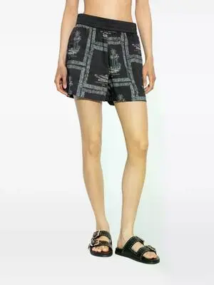 ALLSAINTS Lettie Tropical Print Elasticated Shorts