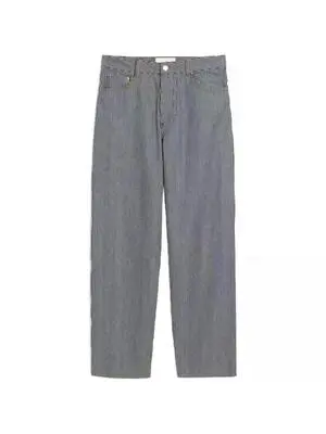 AMI Paris Cotton Baggy Jeans - Blue
