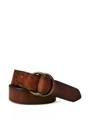 Ralph Lauren Double-ring Leather Belt - Brown