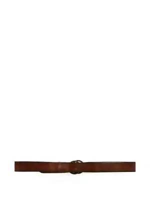 Ralph Lauren Double-ring Leather Belt - Brown