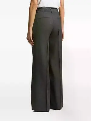 Peserico Pressed-crease Belted Trousers