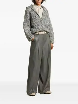 Peserico Zip Fastening Hooded Cardigan
