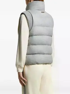 Peserico Quilted High-neck Gilet