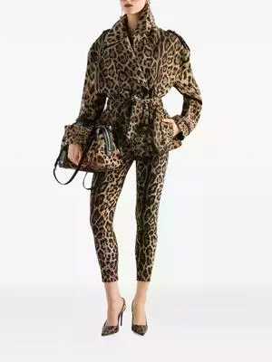 Dolce & Gabbana Leo-print Cotton Drill Jacket