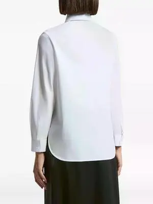 Peserico Long-sleeved Shirt With Embellished Detail