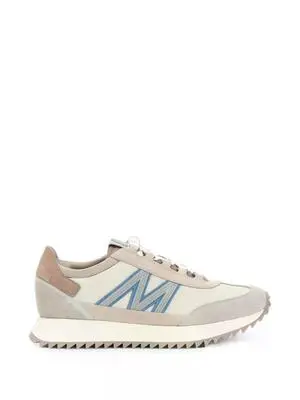 Moncler Pacey2 Suede Panel Sneakers - Neutrals