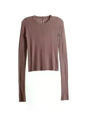 Rick Owens Ribbed Long-sleeve T-shirt - Neutrals