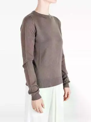Rick Owens Ribbed-trim Crew-neck Sweater