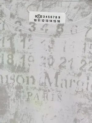 MAISON MARGIELA Logo-print Drop-shoulder T-shirt