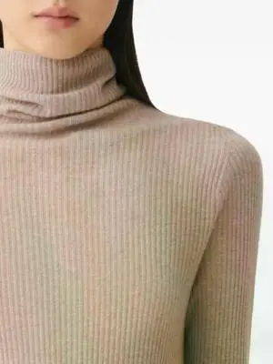 Fabiana Filippi Ribbed Roll-neck Sweater - Neutrals