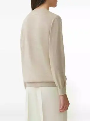 Fabiana Filippi Fine Knit Crew Neck Sweater