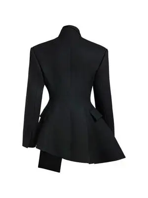 A.W.A.K.E. Mode Asymmetrical Wool Jacket
