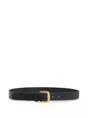 Dsquared2 Logo Detail Leather Belt - Black