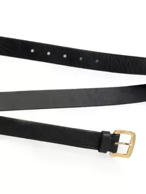 Dsquared2 Logo Detail Leather Belt - Black