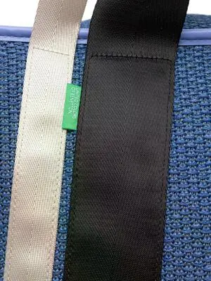 BENETTON Contrast-strap Tote Bag