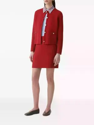 Fabiana Filippi Braided Trim Button-up Jacket