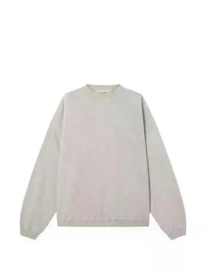GOLDEN GOOSE Crew Neck Cotton Sweatshirt - Grey