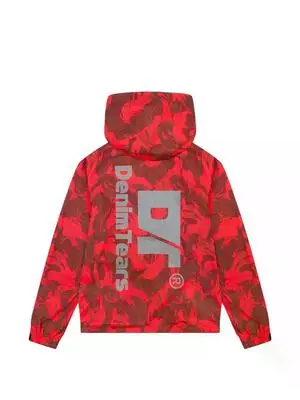 DENIM TEARS All-over Print Hooded Jacket