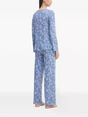BENETTON Floral-print Pajamas - Blue