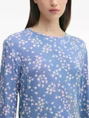 BENETTON Floral-print Pajamas - Blue