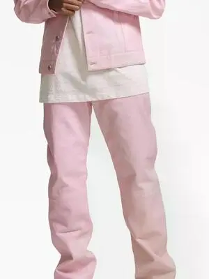 PURPLE BRAND Straight-leg Leather Trousers