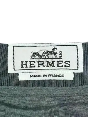 Hermès Zip-up Linen Sweater