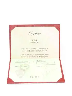 Cartier Lanière Logo-engraved Ring In White Gold - Silver