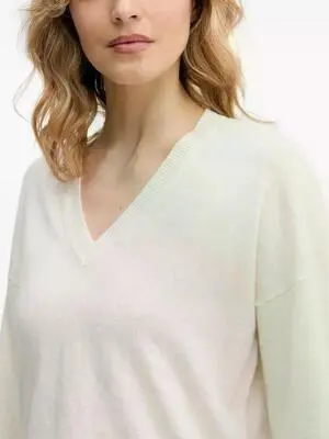 BENETTON V-neck Drop Shoulder Sweater