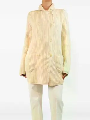 Loro Piana Double-breasted Rib-knit Cardigan