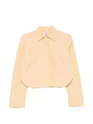 Liviana Conti Cropped Shirt - Neutrals