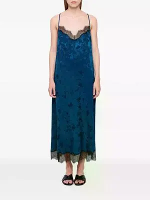Zadig&Voltaire Respa Jac Horses Dress - Blue