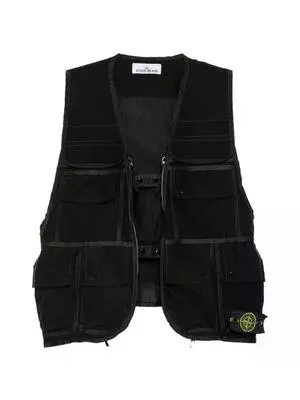 Stone Island Multi-pocket Harness Vest - Black