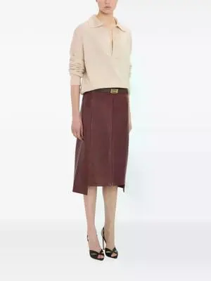Victoria Beckham Zip Up Skirts