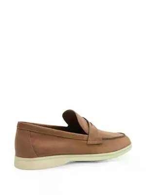 POTAMY Suede Penny Loafers