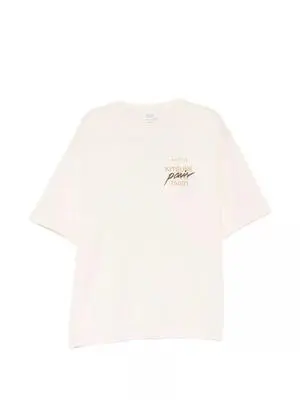 Maison Kitsuné Logo-print T-shirt - Neutrals